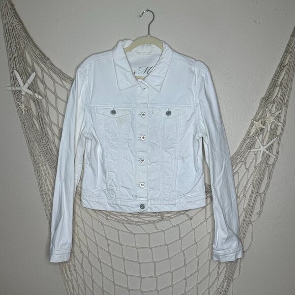 Mavi | Jackets & Coats | Mavi Samantha Denim Jacket Classic Fit Cropped ...